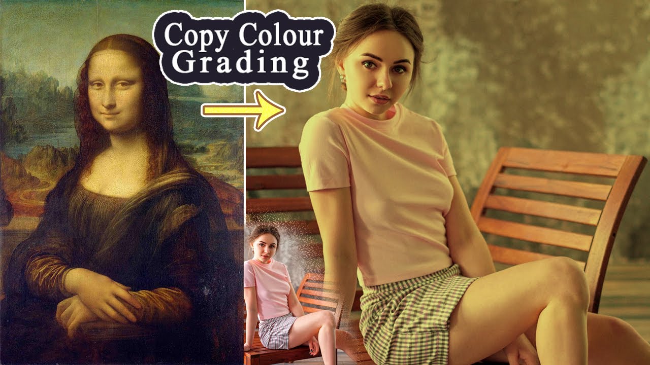 Copy Color Grading Photoshop #colourgrading #photoshoptutorial - YouTube