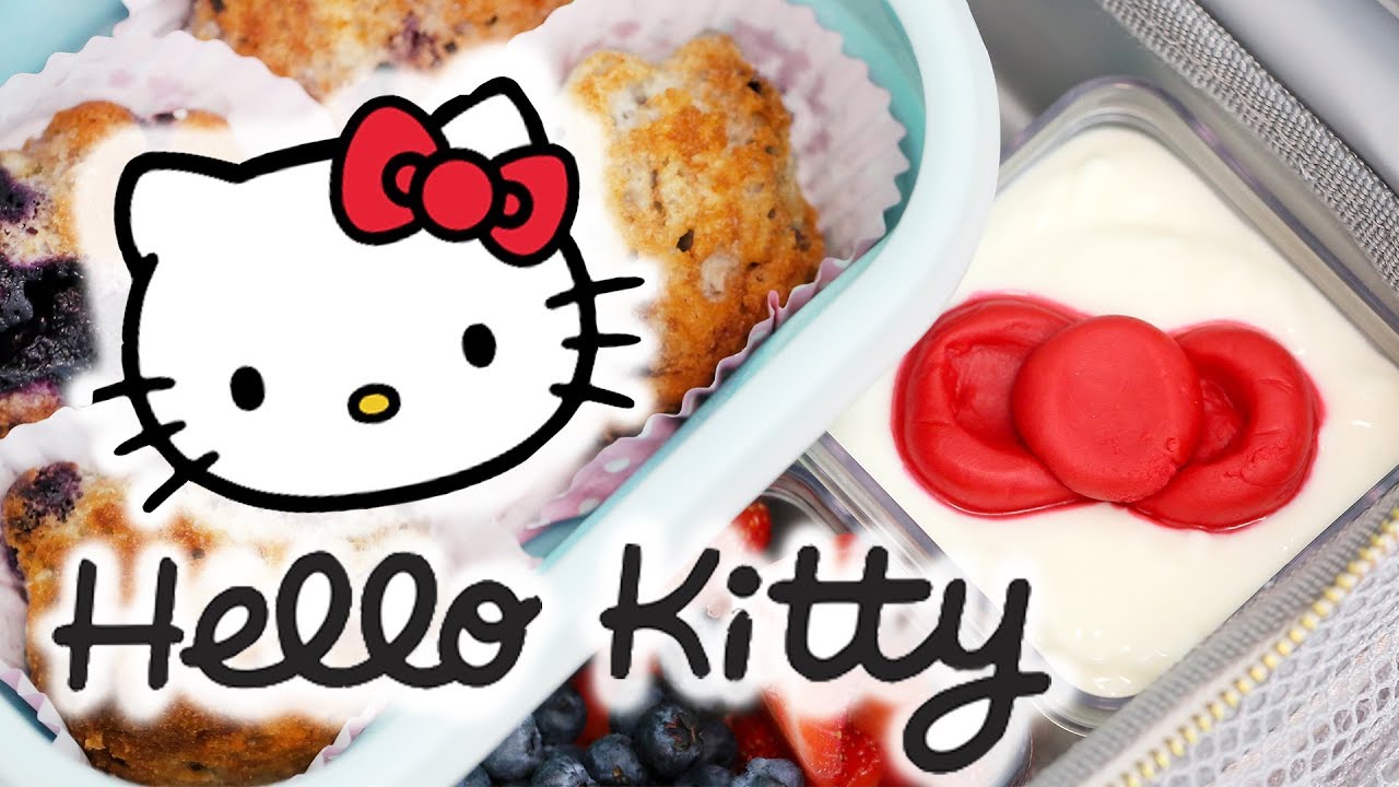 DIY Hello Kitty Breakfast Recipes | Hello Kitty Muffins & Hello Kitty ...