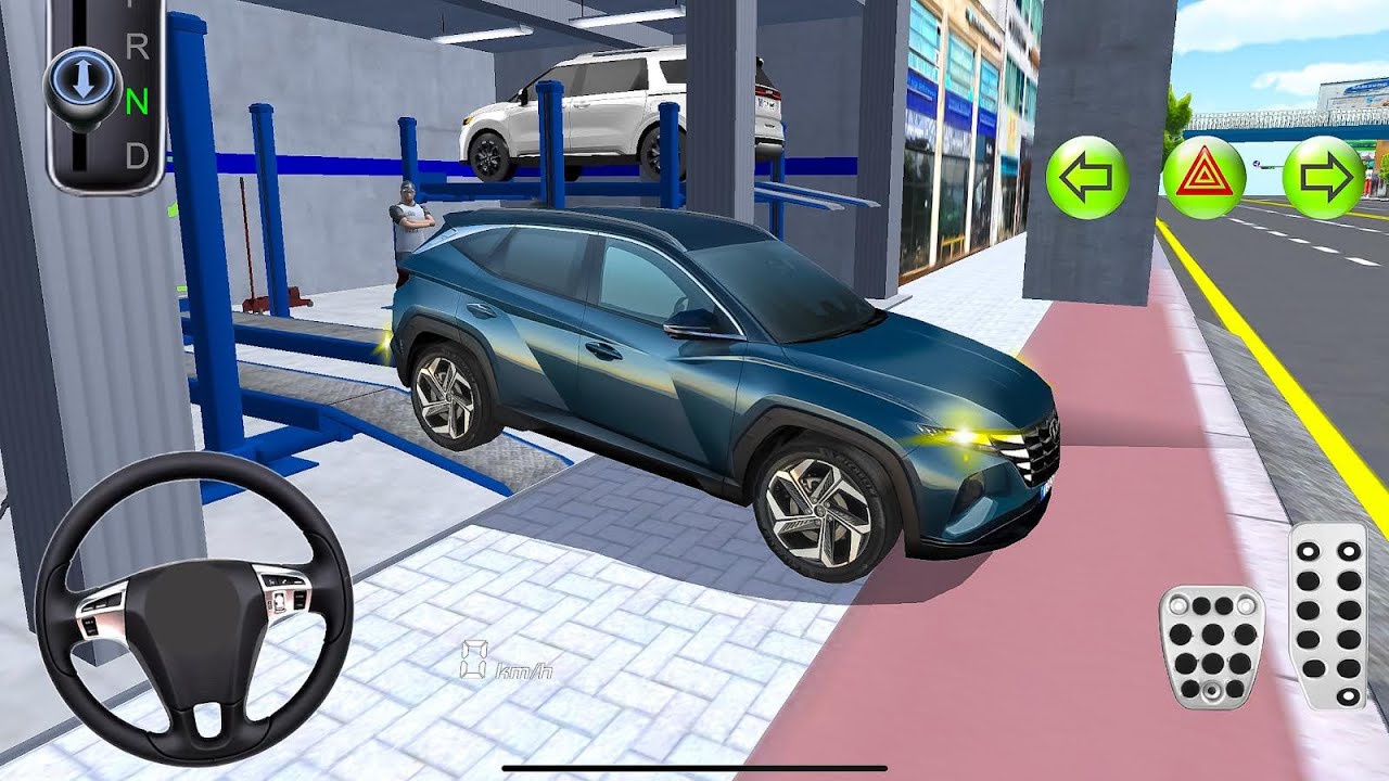 New Hyundai Tucson SUV Auto Repair Shop Funny Game #2 - 3D Driving ...