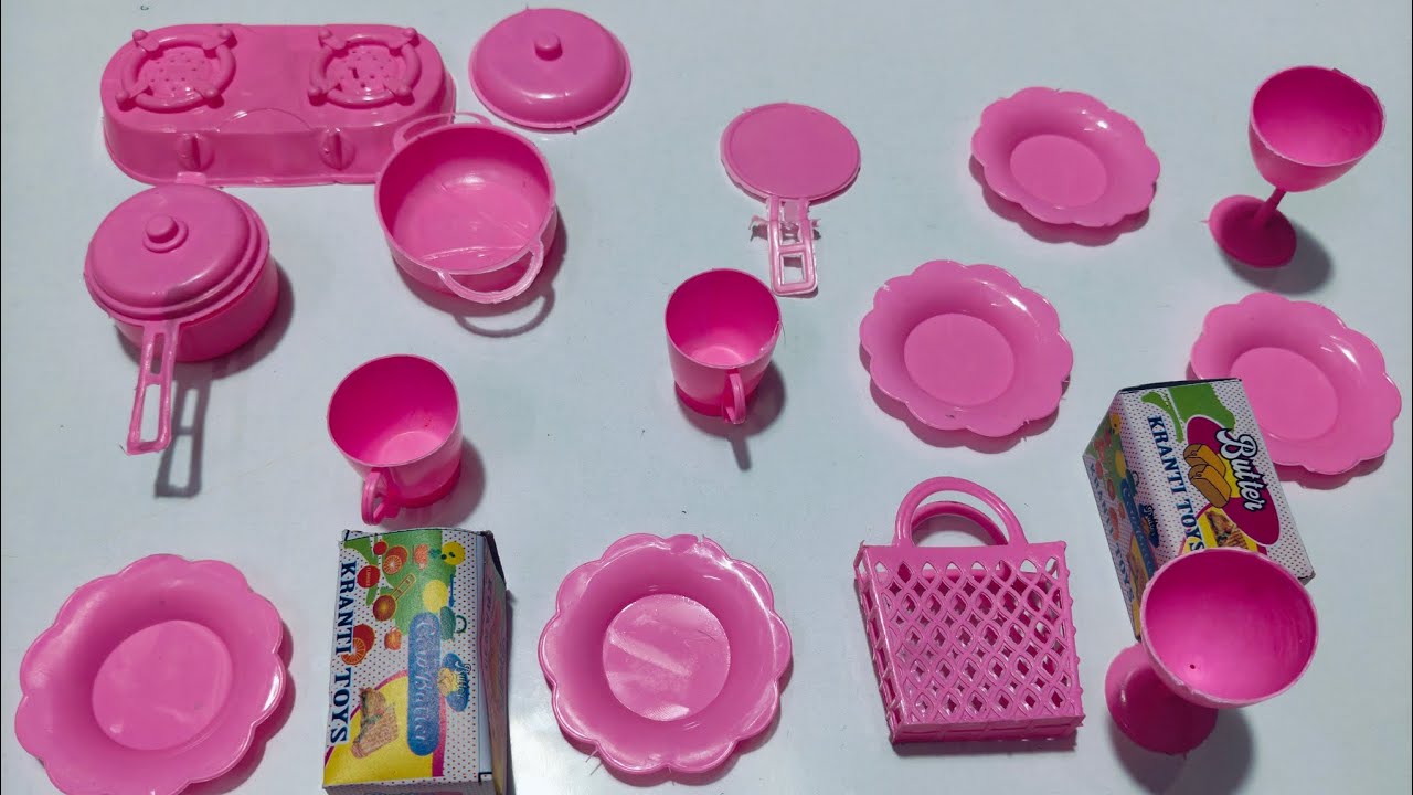 6 minutes satisfying with unboxing Hello Kitty sanrio kitchen Set ...