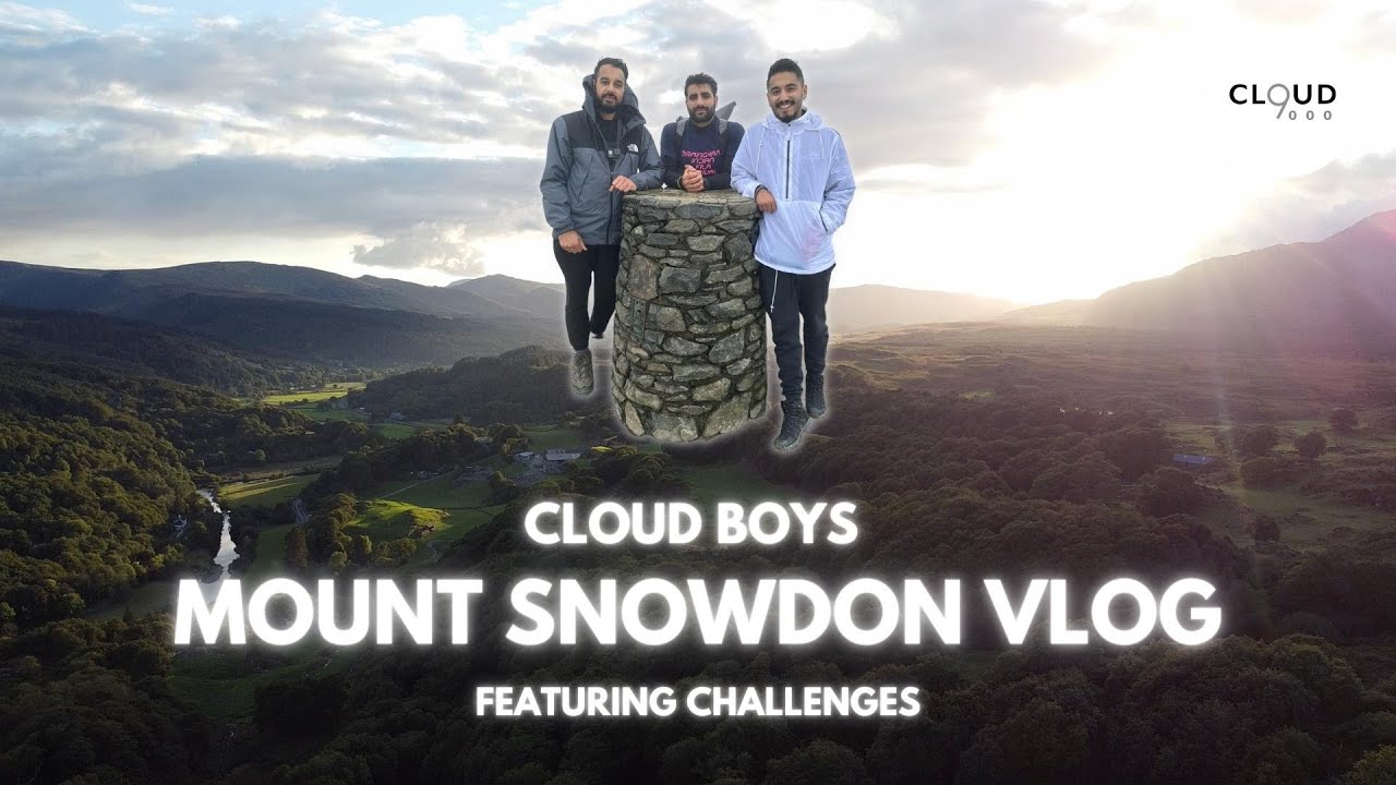 Cloud Boys climb Mount Snowdon - Wales weekend vlog featuring challenges - YouTube