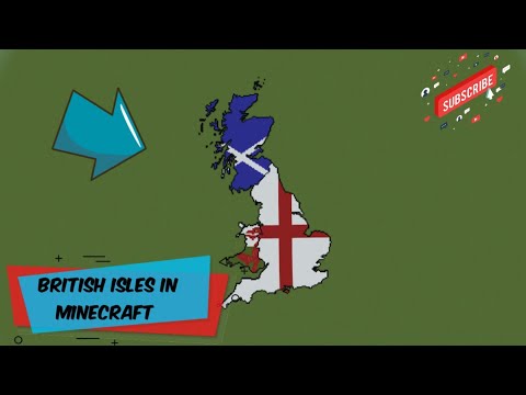 The British Isles (not complete ) in Minecraft tour - YouTube
