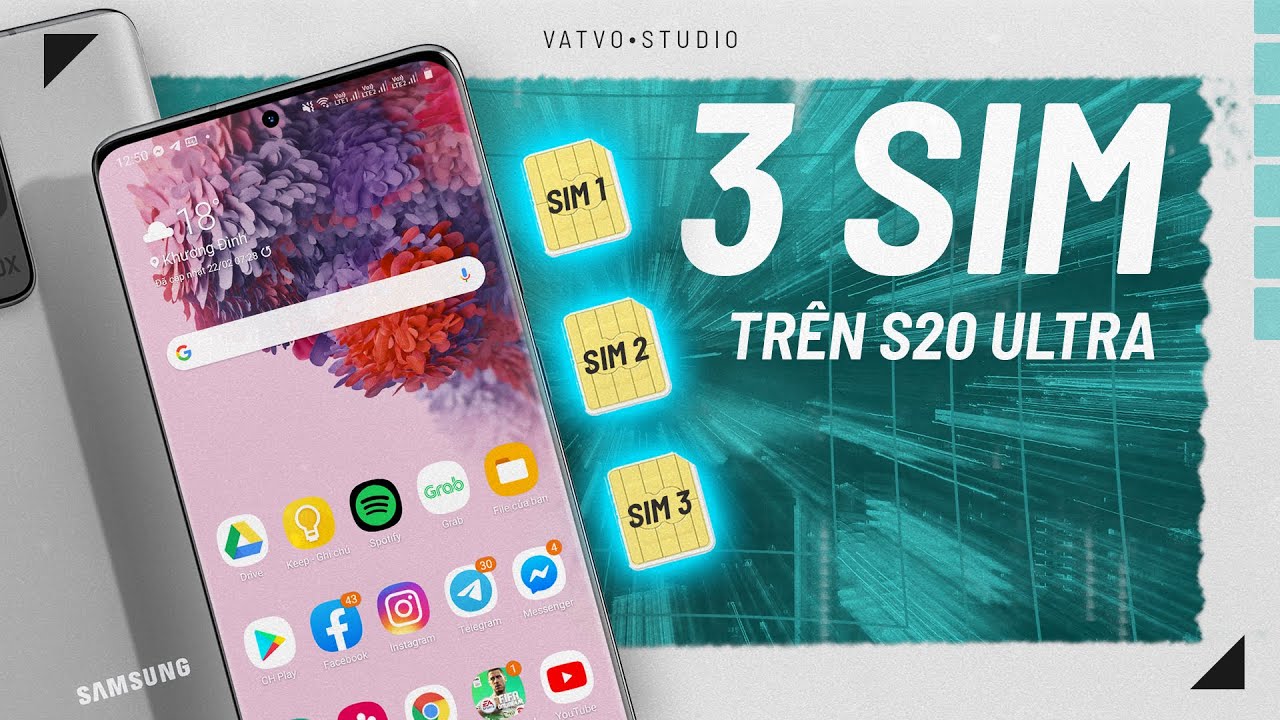 Dùng esim trên GALAXY S20: 2 sim và thẻ nhớ ngon lành - YouTube