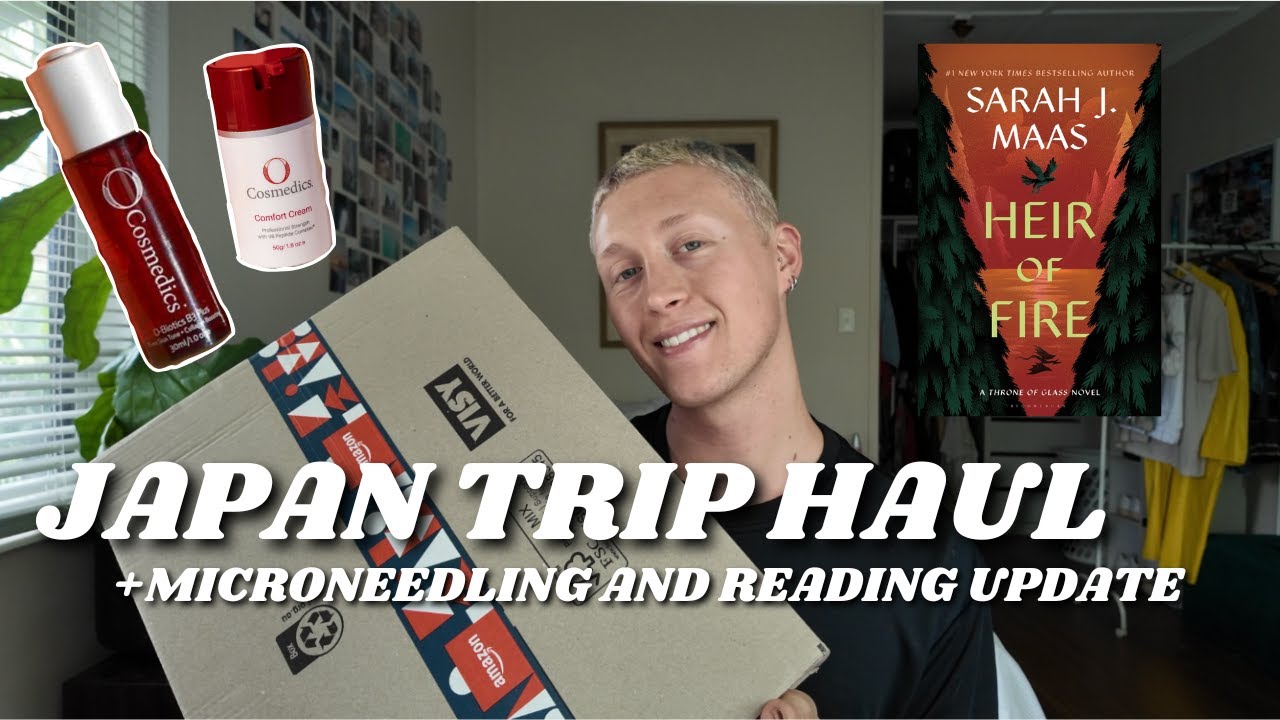 VLOG: JAPAN TRIP HAUL + MICRO-NEEDLING, READING, LIFE UPDATE - YouTube
