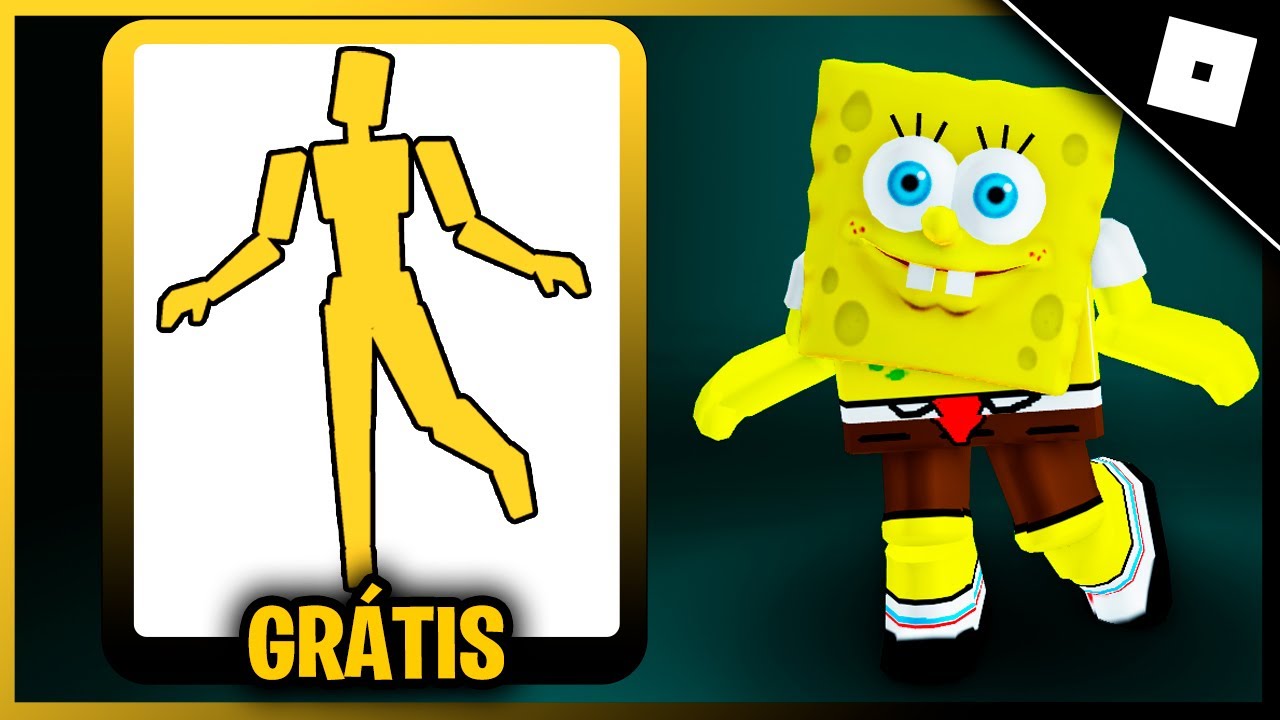 COMO PEGAR NOVO EMOTE GRÁTIS DO BOB ESPONJA SPONGEBOB DANCE NO ROBLOX ...