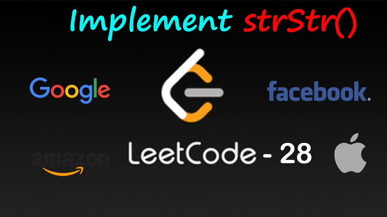 LEETCODE - 28|| Implement strStr() || Easy solution - YouTube