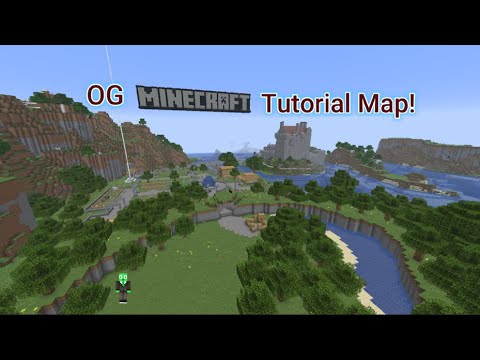 Minecraft - Playing The OG Tutorial Map!! - YouTube