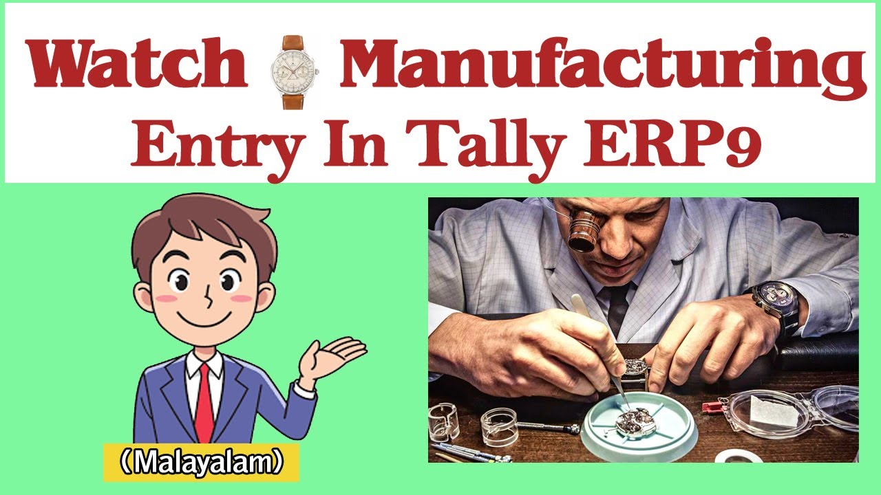 Manufacturing in tally||watch - YouTube