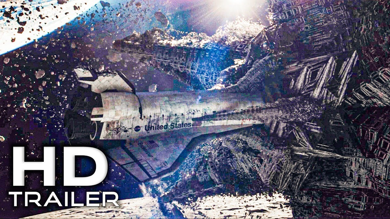 MOONFALL "Alien Consumes Space Shuttle" Scene (2022) - YouTube