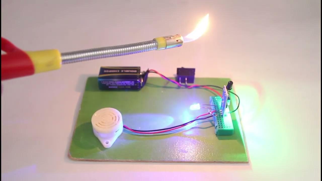 Fire Alarm working model and DIY kit by sciencestore.pk - YouTube