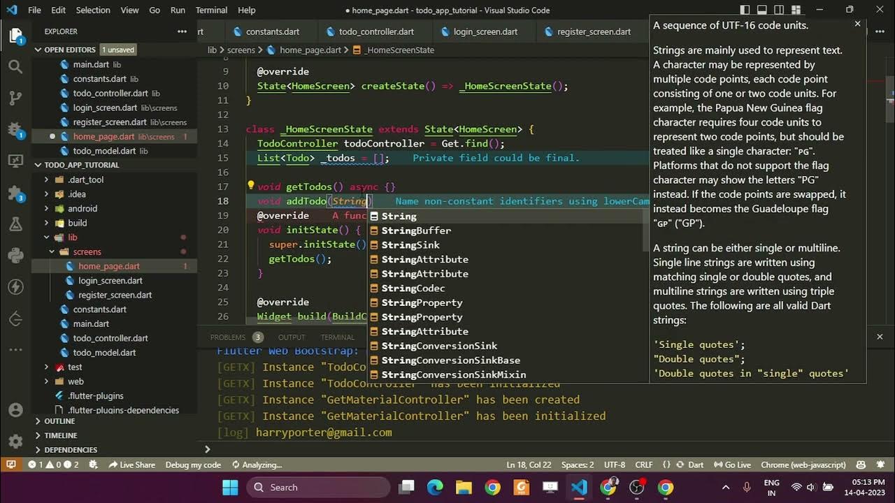 Appwrite + Flutter Todo App Part 3: Add, Delete Todo using Database - YouTube