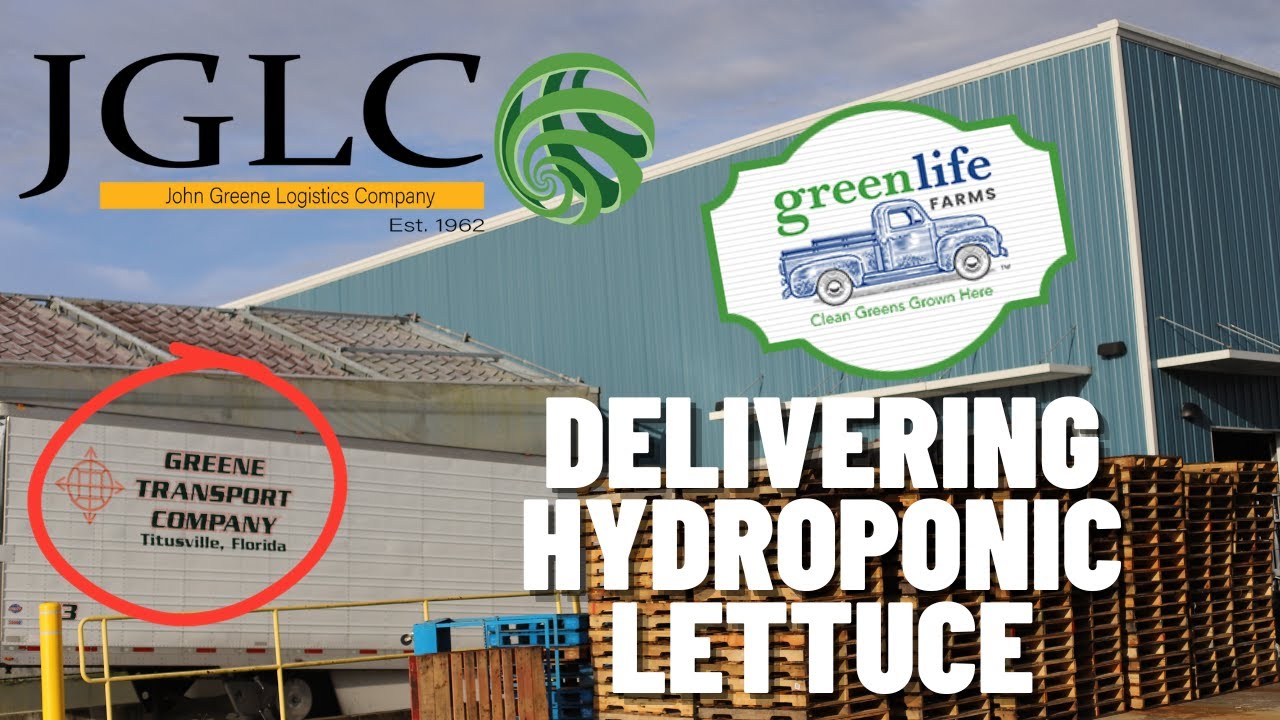 Delivering Hydroponic Lettuce with JGLC - #logistics - YouTube