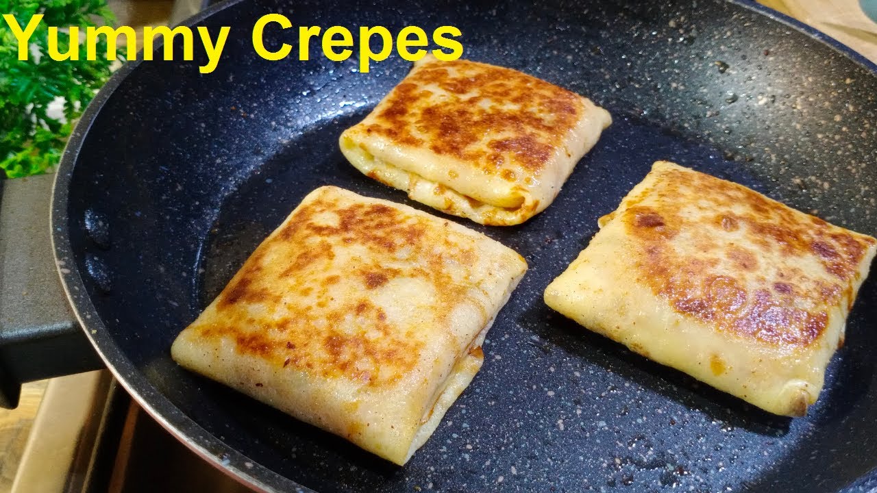 Yummy Crepes Recipe - Lunch Box recipe - YouTube