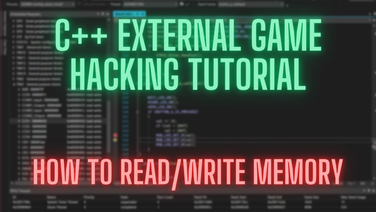 How To Readwrite Memory Externally C Game Hacking Tutorial Youtube 5965