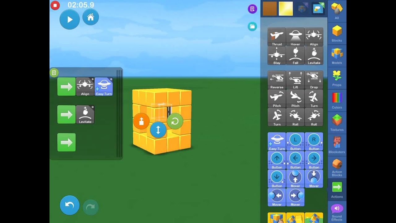 [Blocksworld HD] HOW TO BUILD A HOT AIR BALLOON- Blocksworld - YouTube