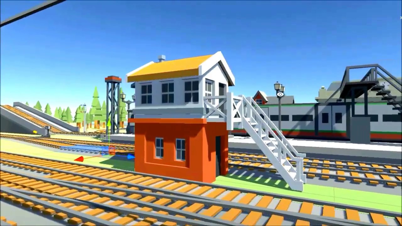 SIMPLE TRAINS - UNITY ASSETS - YouTube