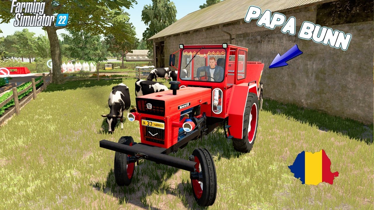 Hranim vacutelee!! UTB-URILE la treaba!! Fs22 Harta ROMANEASCA + doar ...
