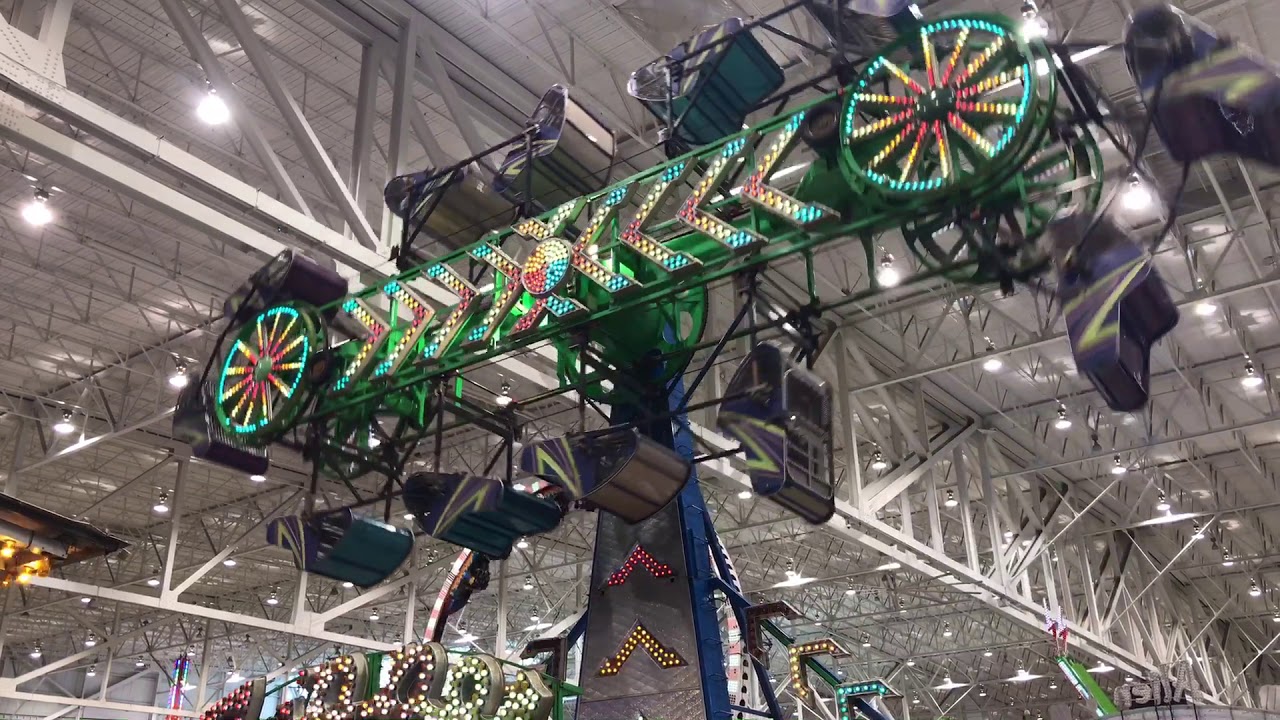 Zipper at the ix indoor amusement park - YouTube