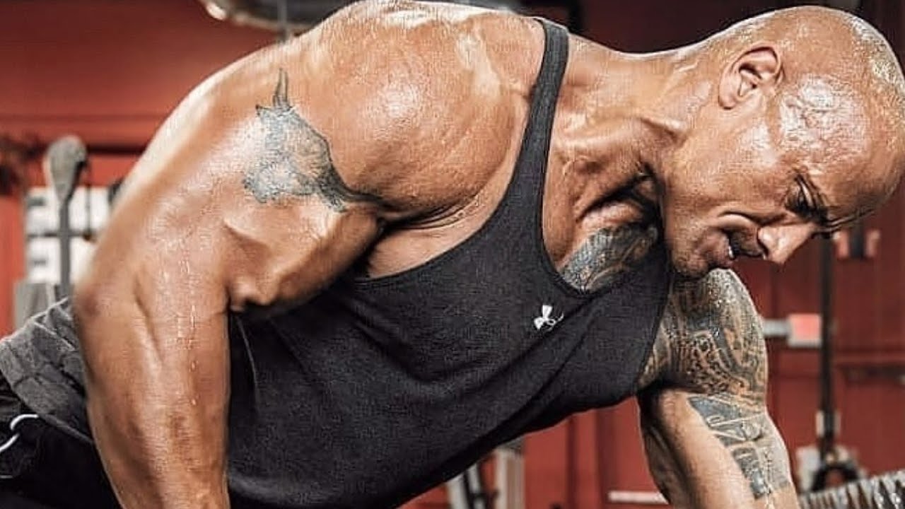 Dwayne_The Rock Johnson Workout & Hardcore training gym - YouTube
