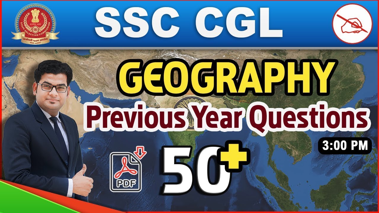 SSC CGL Previous Year Questions of Geography | SSC CGL | General ...