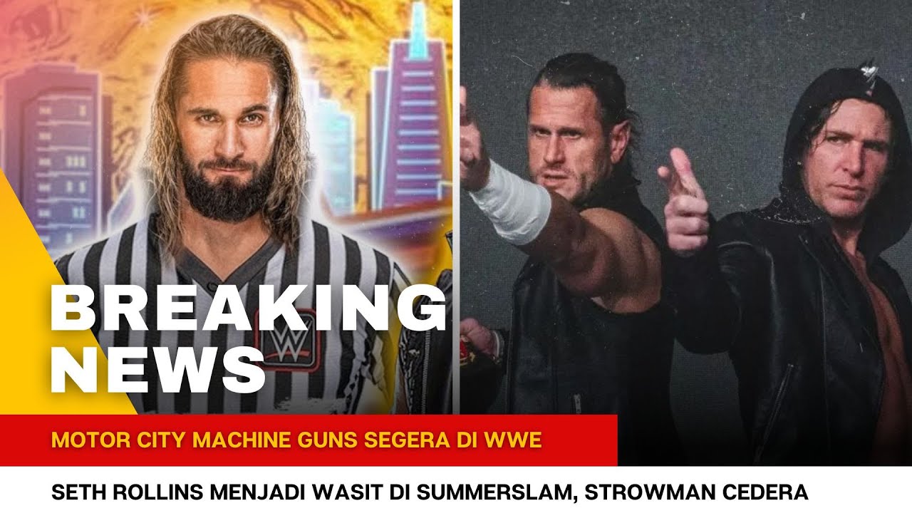 WWE Kontrak TAG TEAM Hebat.. Seth Rollins akan menjadi WASIT ...