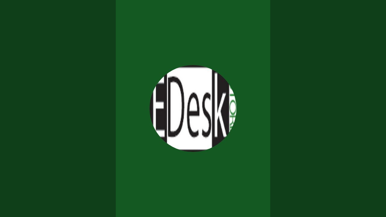 EDesk Tutorial is live! - YouTube