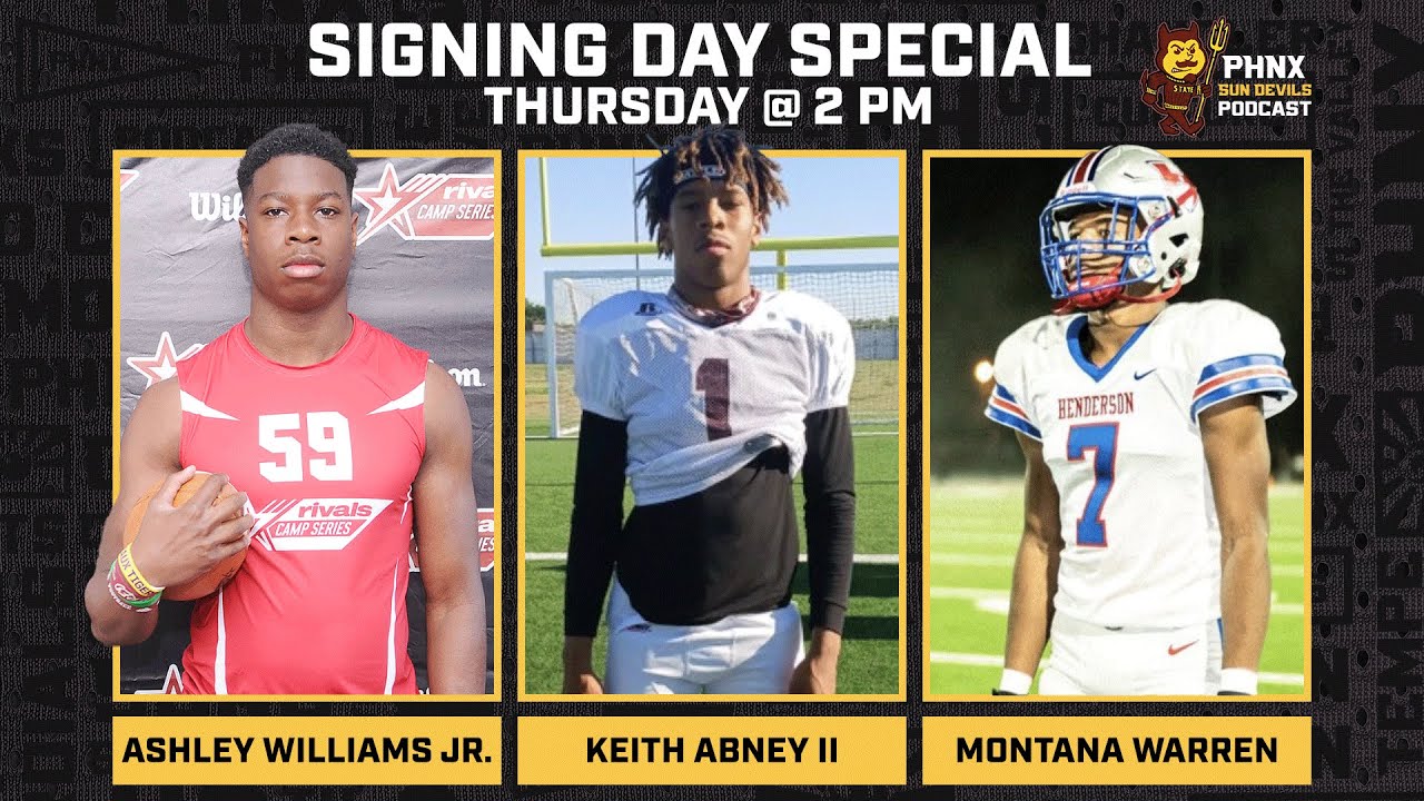 Arizona State commits Keith Abney II, Montana Warren & Ashley Williams ...