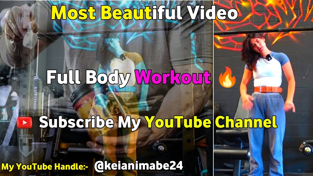 Full Body Workout 🔥! Full Body Workout at Gym 2024 ! Keiani Mabe 🔥 ...