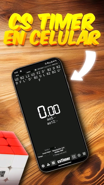 ¿Sabías que puedes INSTALAR CS TIMER en tu CELULAR? ⏰📱🧩 #shorts #rubik #rubikscube #speedcubing ...