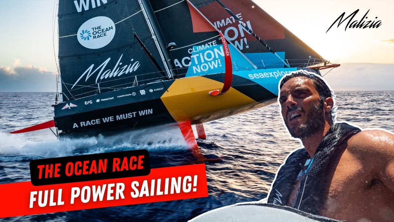 Full Power Sailing - Day 12 - Leg 4 - The Ocean Race - YouTube