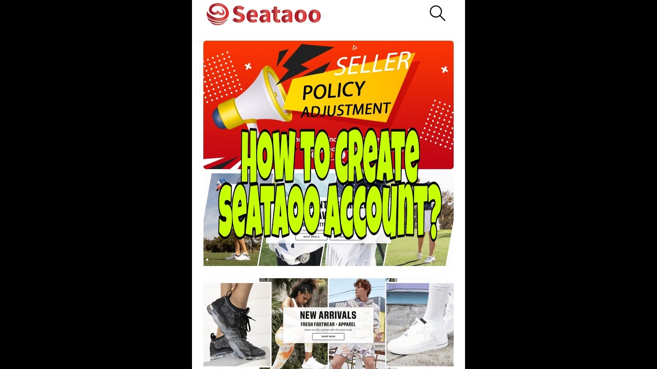 HOW TO CREATE SEATAOO ACCOUNT #howtocreateseataooaccount #seataoo # ...