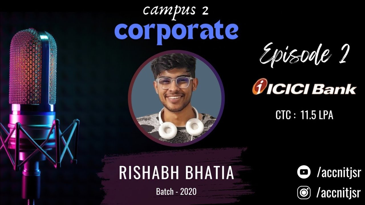 Senior Placement Success: Rishabh Bhatia || ICICI BANK || Transition from Campus to Corporate ...