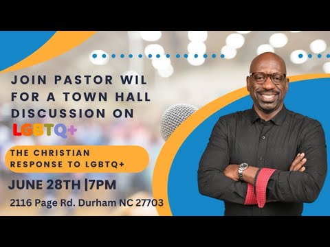 LGBTQ+ Town Hall Meeting with Pastor Wil Nichols-6-28-23 - YouTube