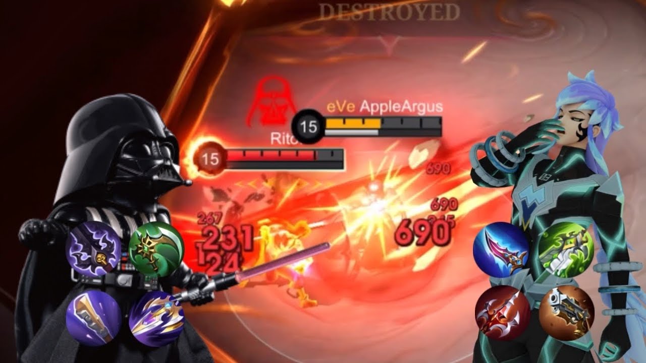 ARGUS TRINITY BUILD VS YIN DAMAGE BUILD ( Battle between Fallen Angel ...