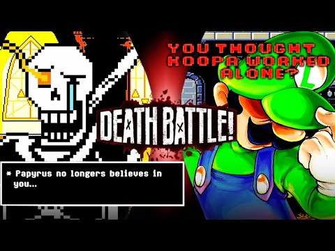 Disbelief Papyrus vs Luigi ( Fan made Death Battle trailer ) - YouTube