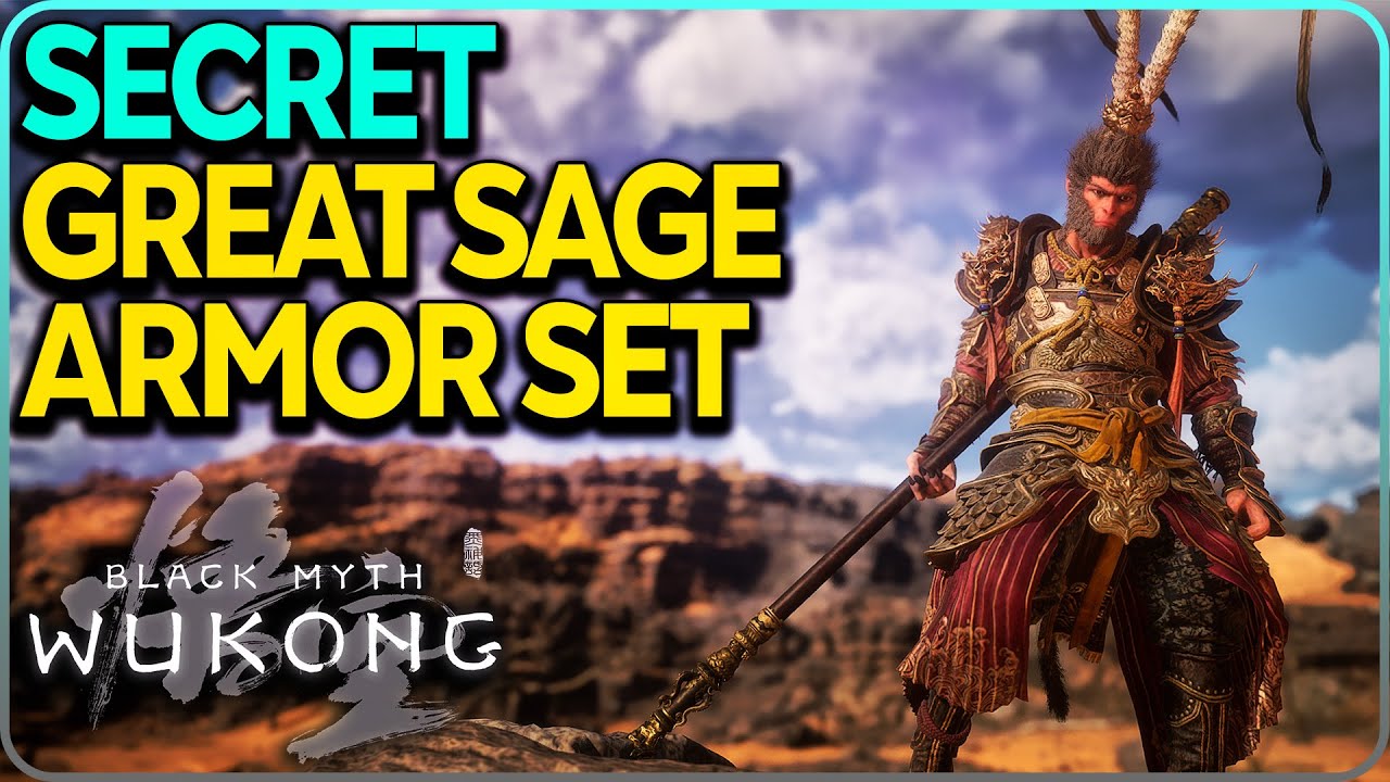 How To Get Original Great Sage Armor Set Black Myth Wukong - YouTube