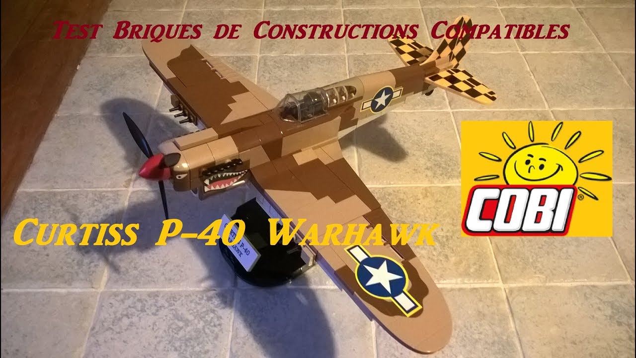 Test Avion COBI, CURTISS P-40 WARHAWK américain Compatible LEGO et ...