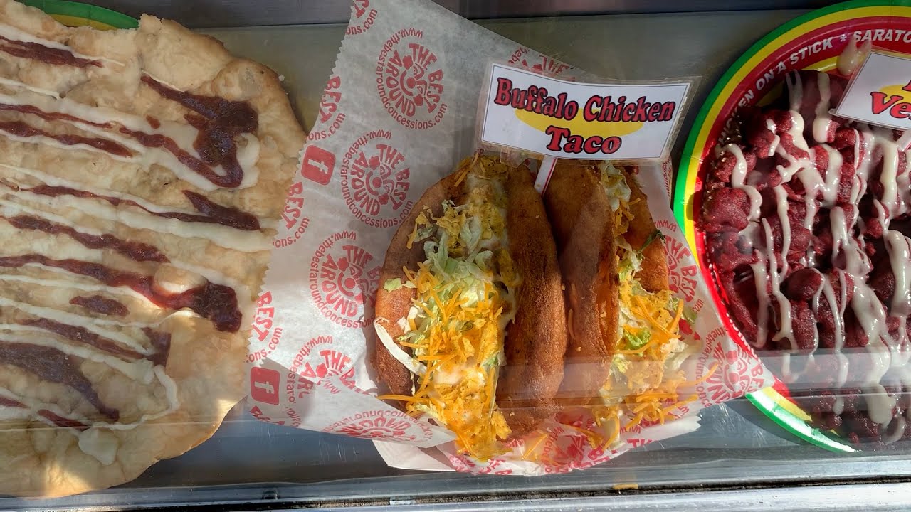 Buffalo chicken funnel cake taco already popular at Florida State Fair ...