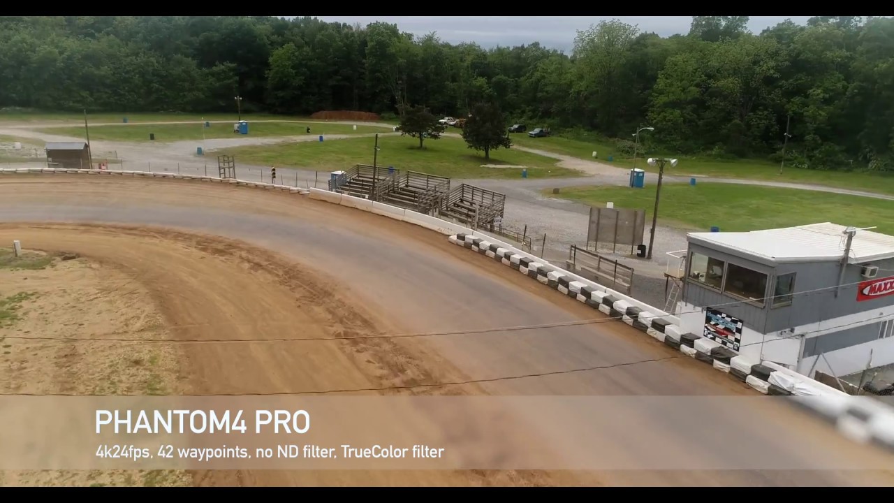 Hunterstown Speedway - Mavic Pro and Phantom4 Pro Waypoints (4k) - YouTube
