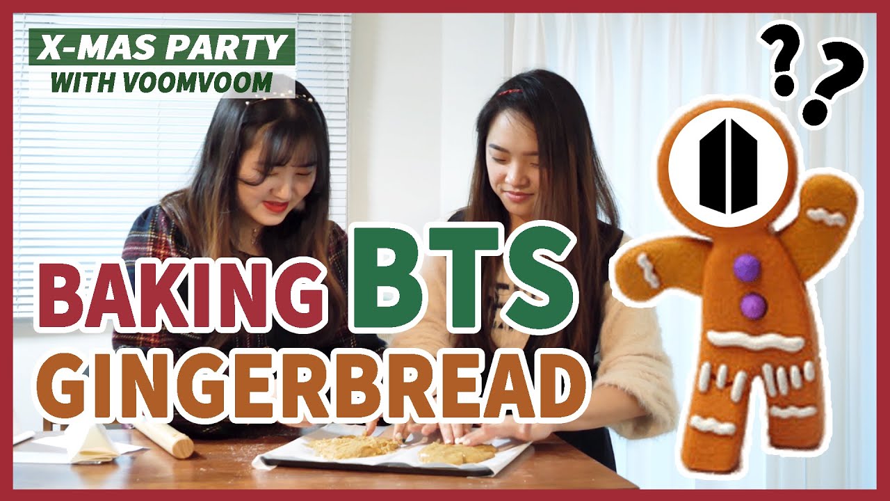 Baking BTS Gingerbread Cookies for Christmas!! - YouTube