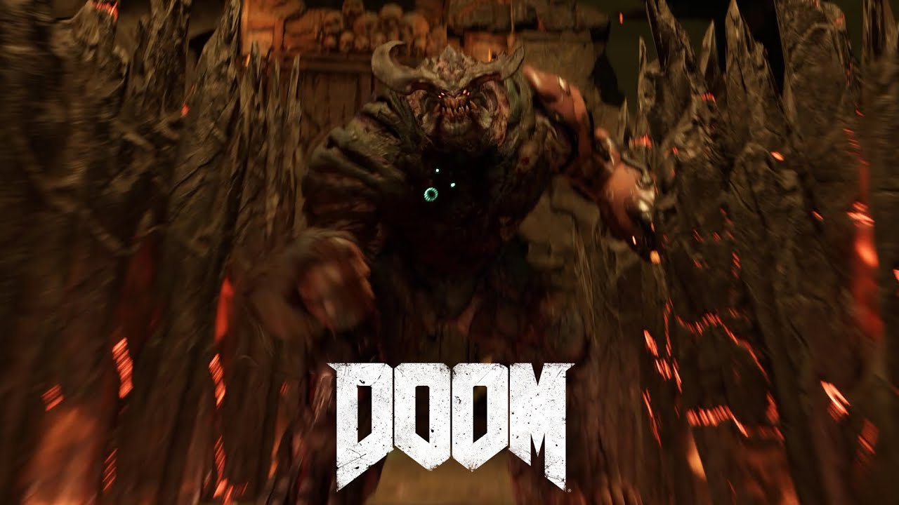 Doom 2016 - The Cyberdemon - 4K [60FPS] - YouTube
