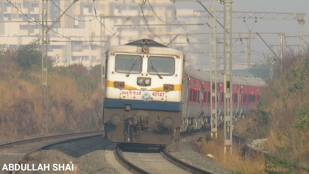 1st LHB Run Of Indrayani Express..| Indian Railways | - YouTube