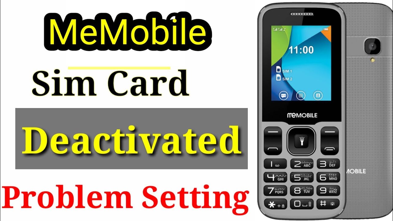 Make Online MeMobile SIM card setting/Online setting - YouTube