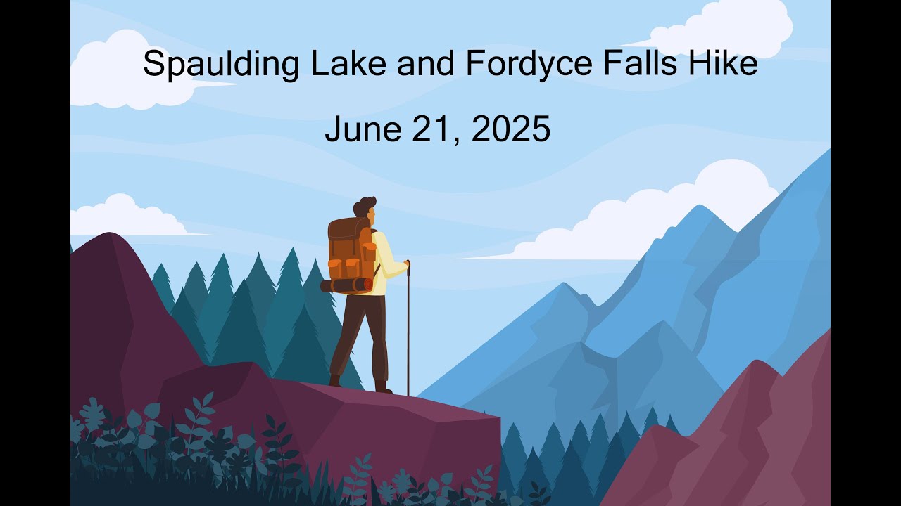 Spaulding Lake & Fordyce Falls Hike - YouTube