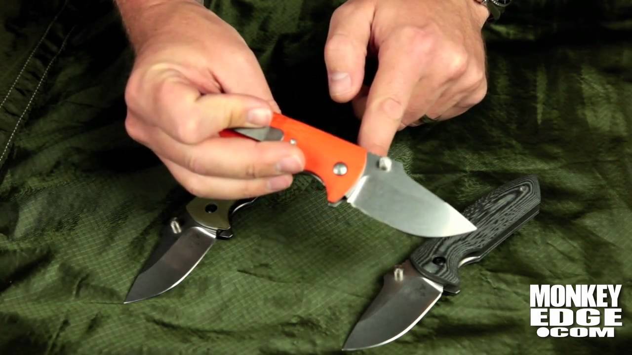 Monkey Edge - Les George New ESR Folder + 1911 Grips - YouTube