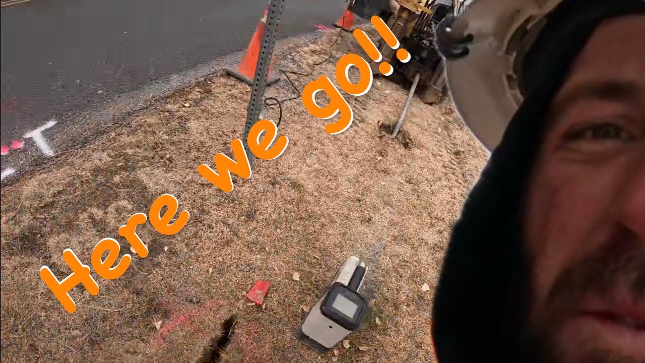 The first shot, we’re installing 4 conduits for fiber #2 - YouTube