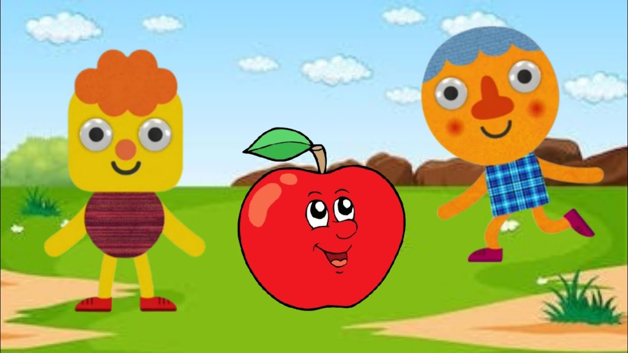 Apple Poem | Noodle & Pals | Poems for kids | Super simple songs - YouTube