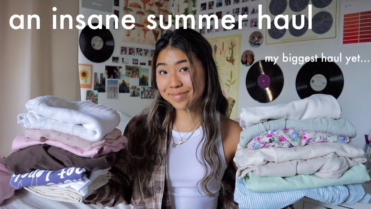 SUMMER HAUL 2021 // the perfect summer wardrobe - YouTube