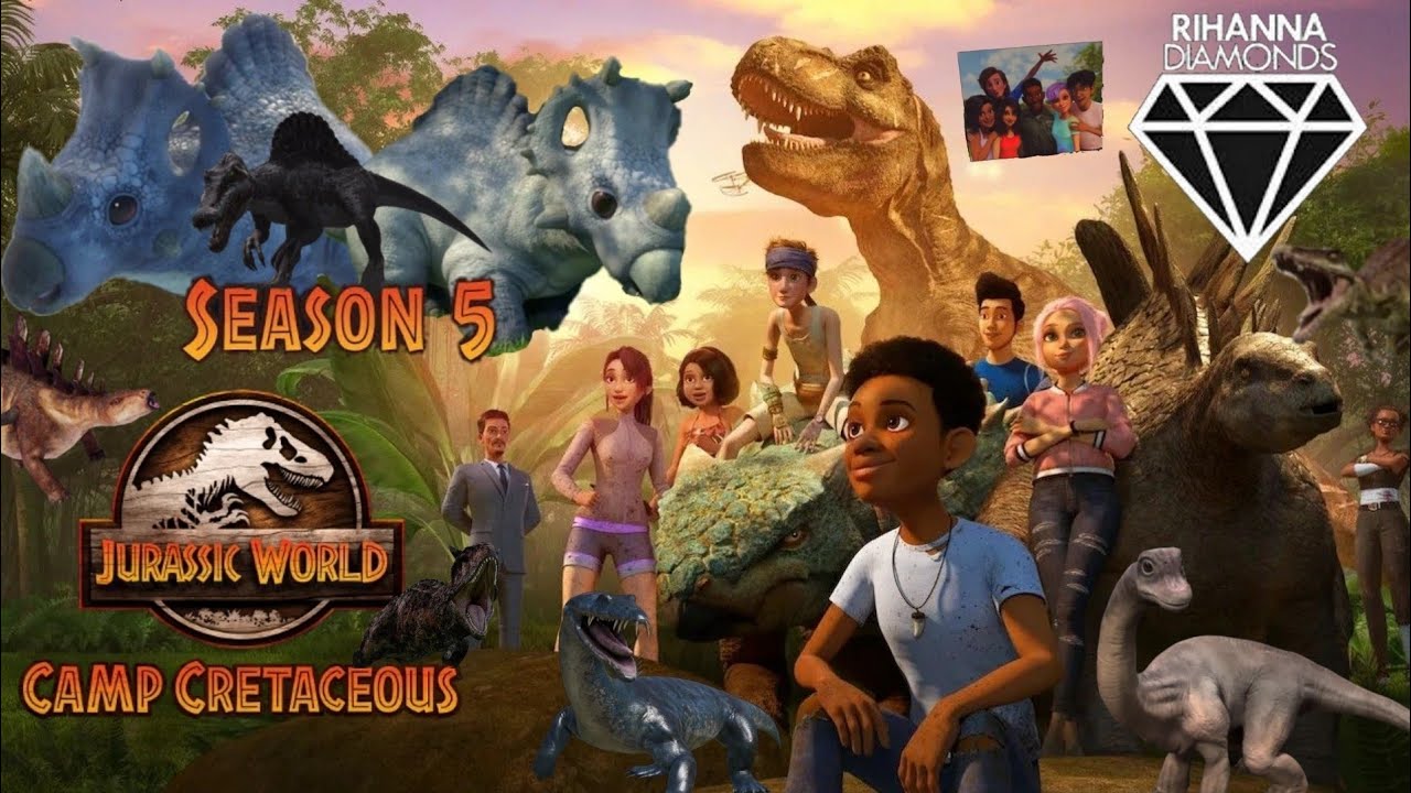 Jurassic World Camp Cretaceous | Final Season 5 | Rihanna Diamonds ...