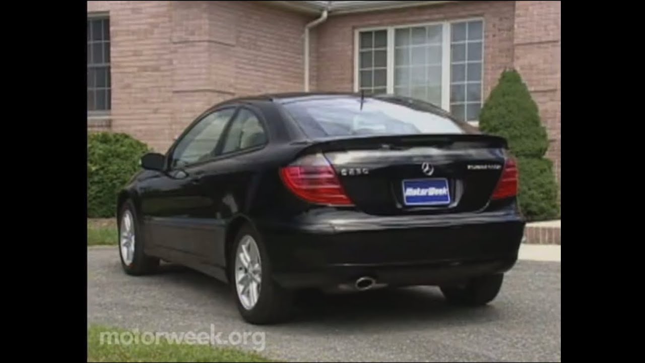 Motorweek 2002 Mercedes-Benz C230 Kompressor Sport Coupe and C320 Sport ...